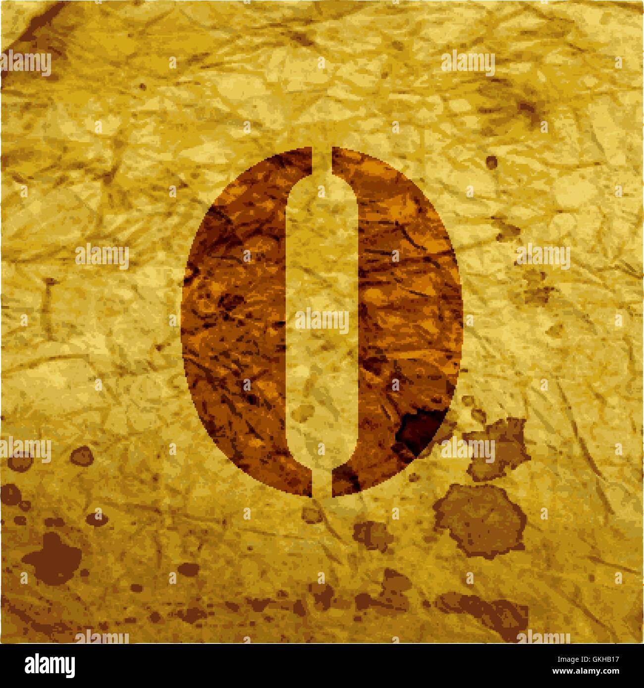 number zero icon symbol Flat modern web design with long shadow and ...