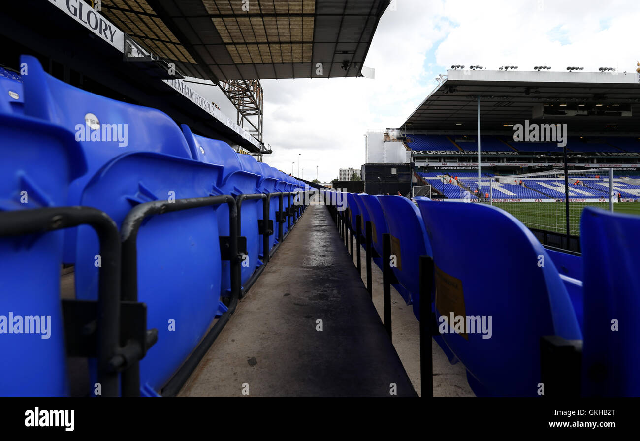A general view of White Hart Lane before the Premier League match at ...