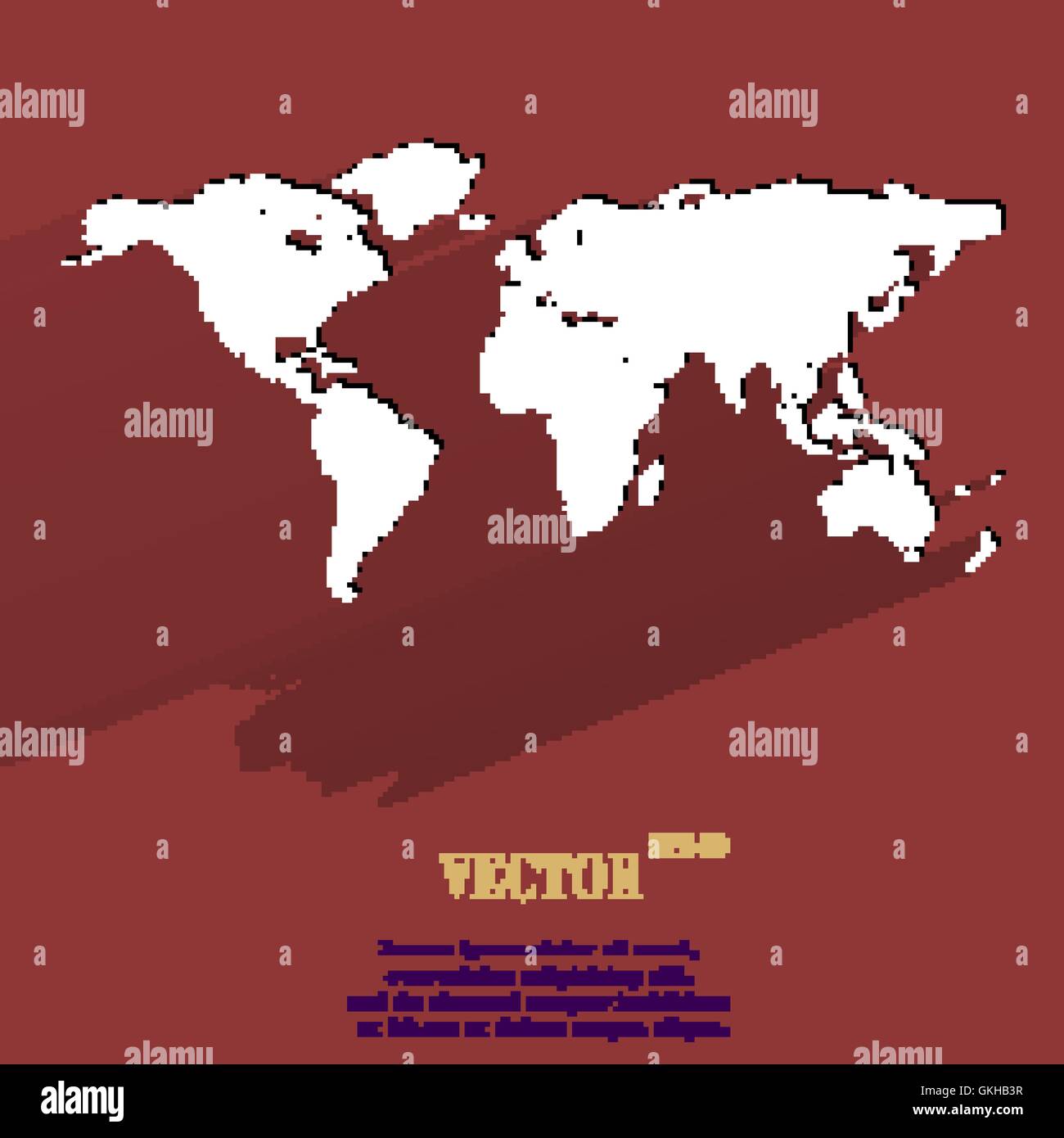 World map web icon, flat design Stock Vector Image & Art - Alamy