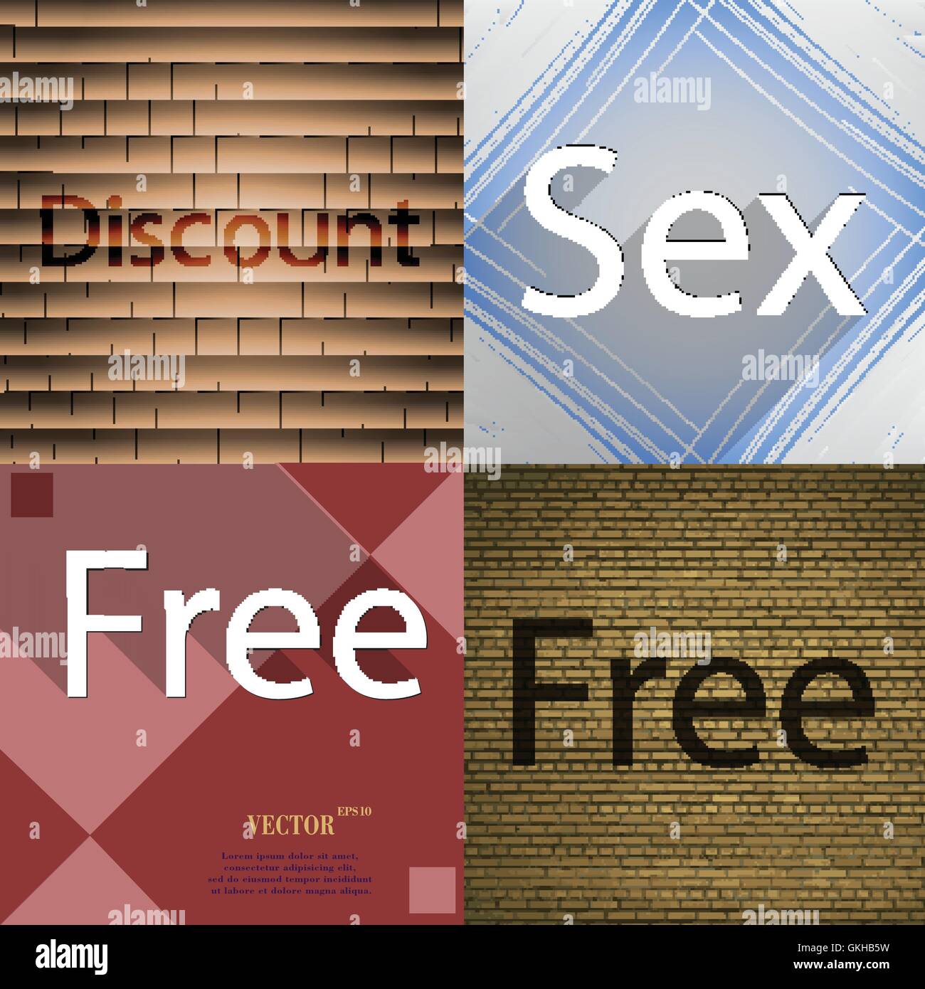 Set of the most popular web design icons on abstract background Stock ...