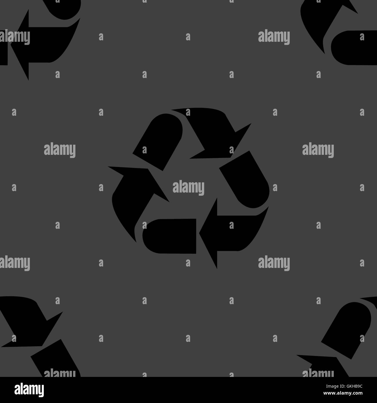 processing web icon. flat design. Seamless gray pattern Stock Vector ...