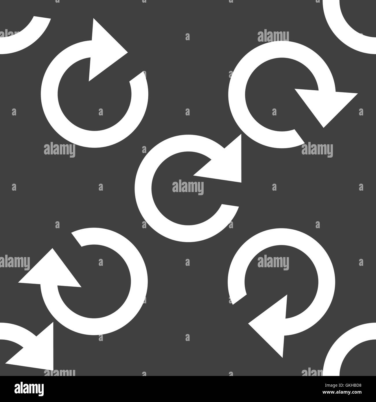 arrow Update web icon. flat design. Seamless pattern Stock Vector Image & Art - Alamy