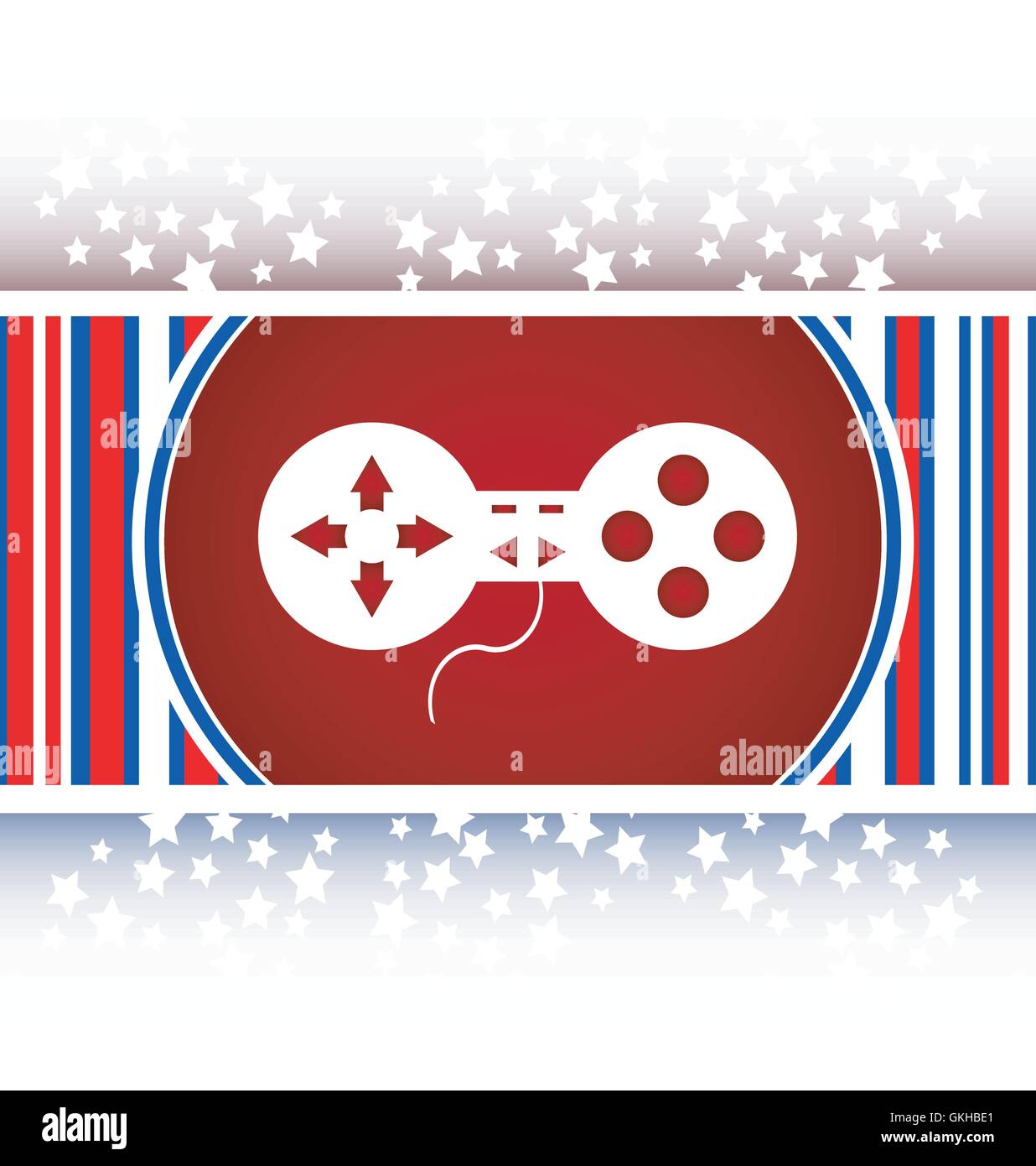 Gamer push button on Stock Vector Images - Alamy