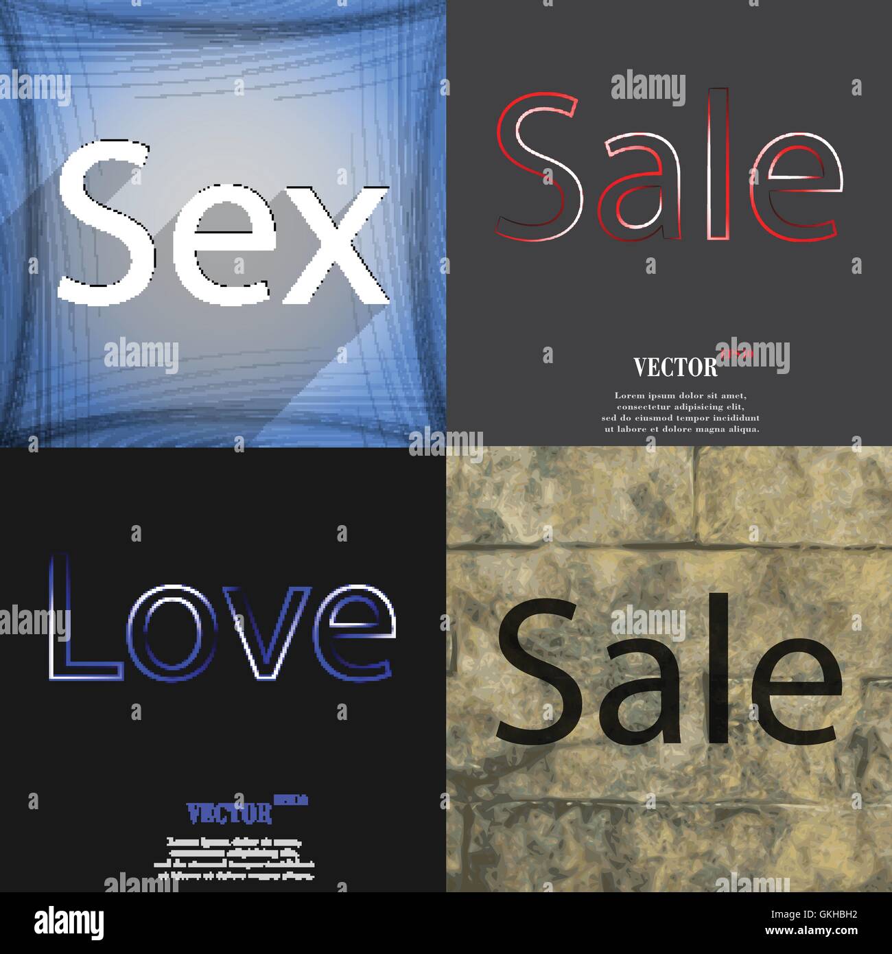 Set of the most popular web design icons on abstract background Stock ...