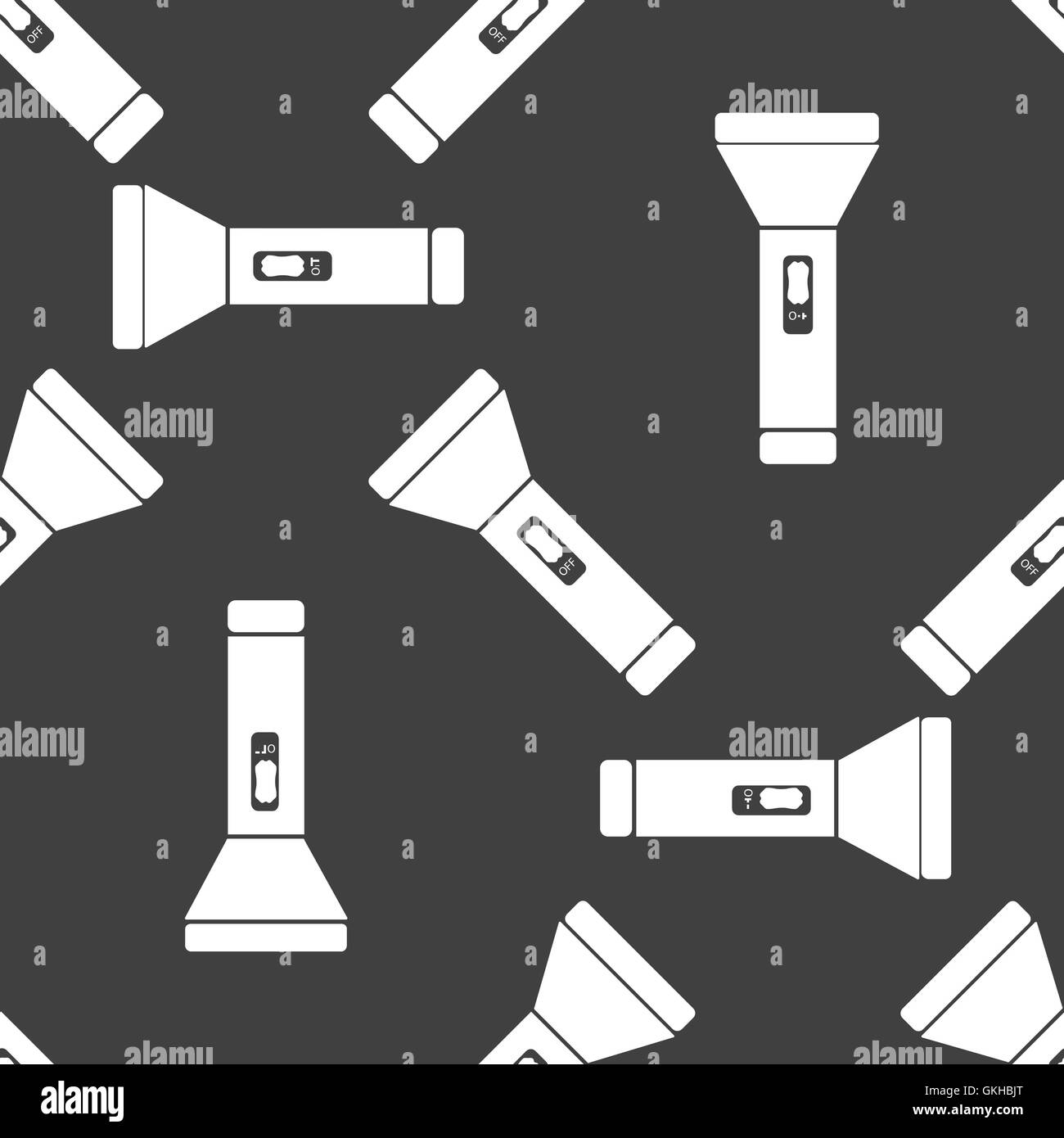 One flashlight Stock Vector Images - Alamy