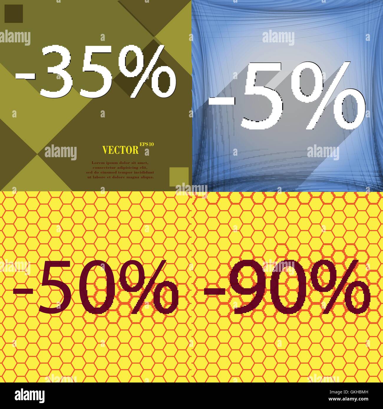 Set of Holiday discounts, store a percentage of sales. On abstract ...