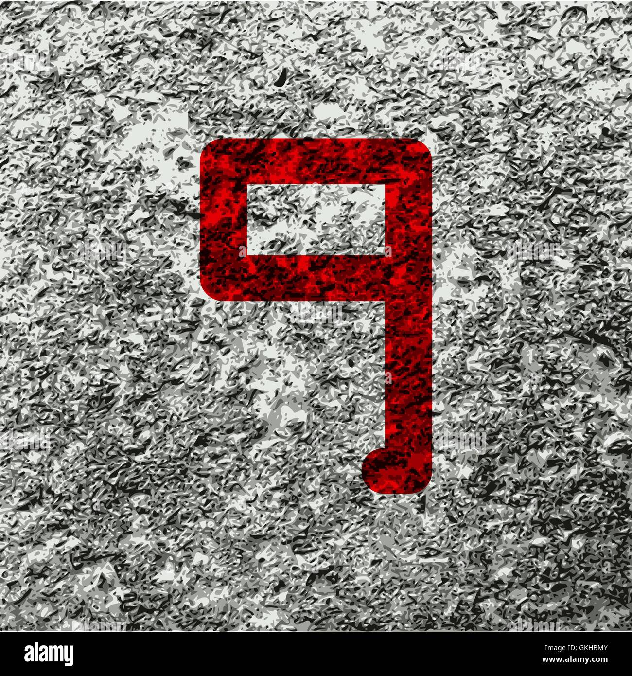 number Nine icon symbol Flat modern web design with long shadow and ...