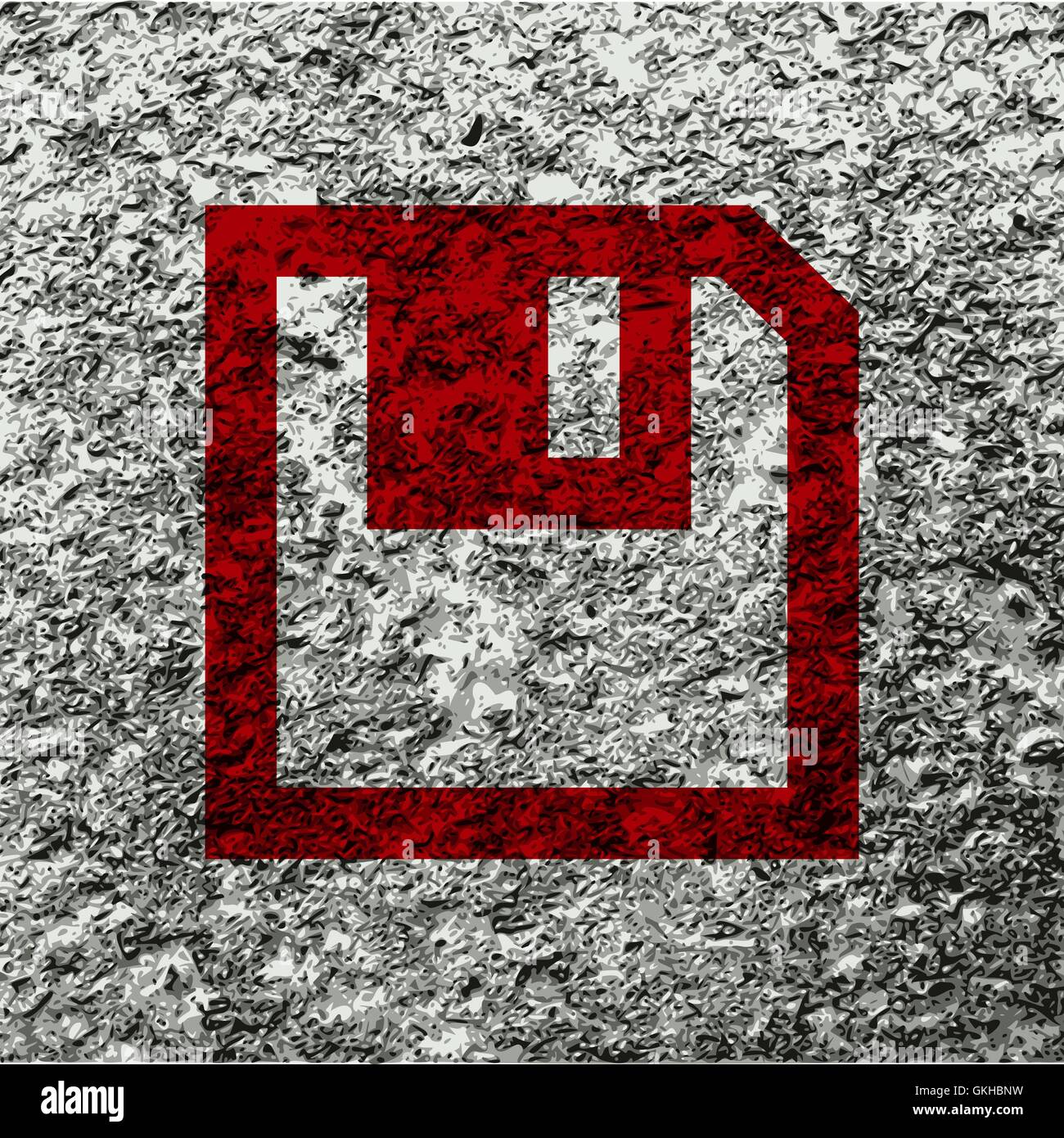 floppy disk. Flat modern web button and space for your text Stock Vector Image & Art - Alamy