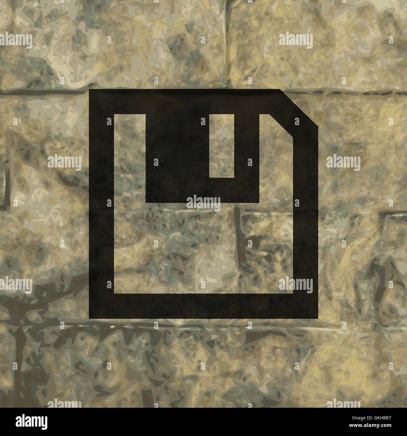 floppy disk. Flat modern web button and space for your text Stock Vector Image & Art - Alamy