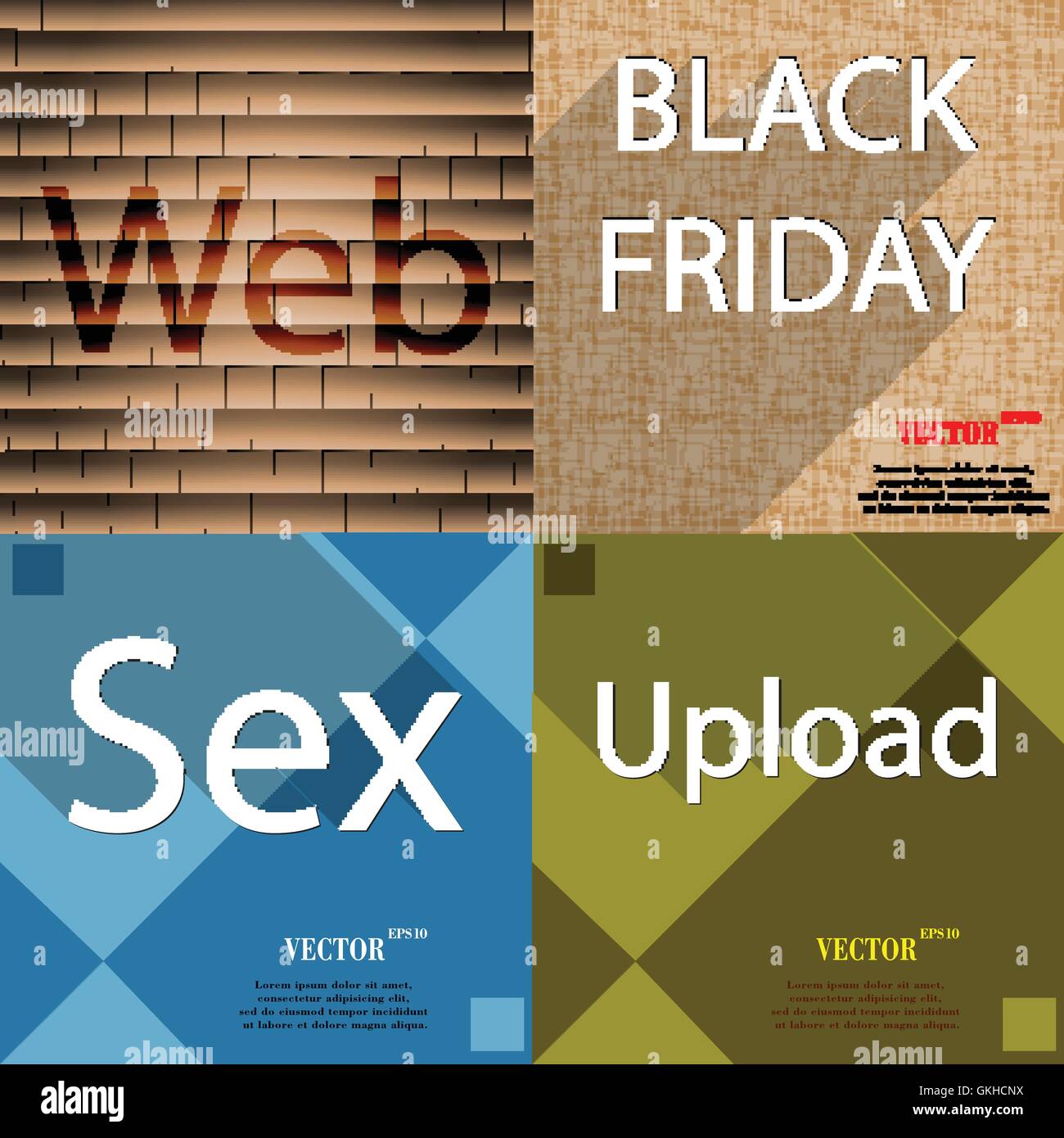 Set of the most popular web design icons on abstract background Stock ...