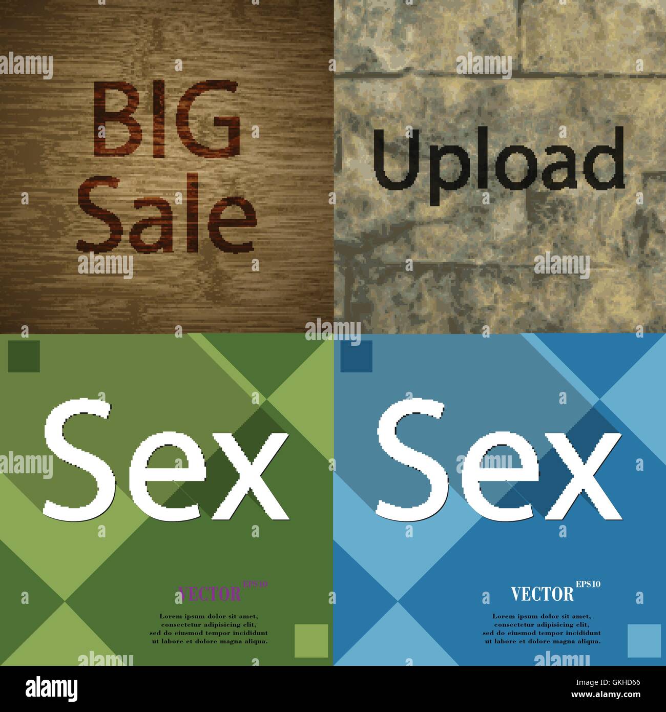 Set of the most popular web design icons on abstract background Stock ...