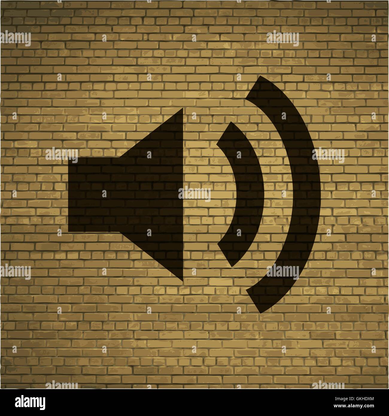 Button audio speaker volume Stock Vector Images - Alamy