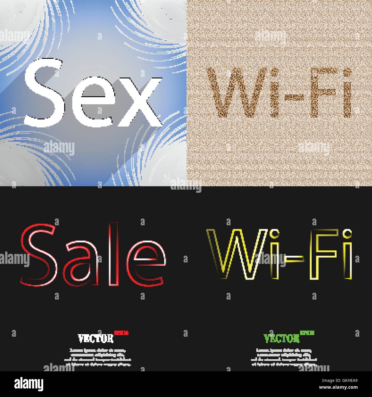 Set of the most popular web design icons on abstract background Stock ...