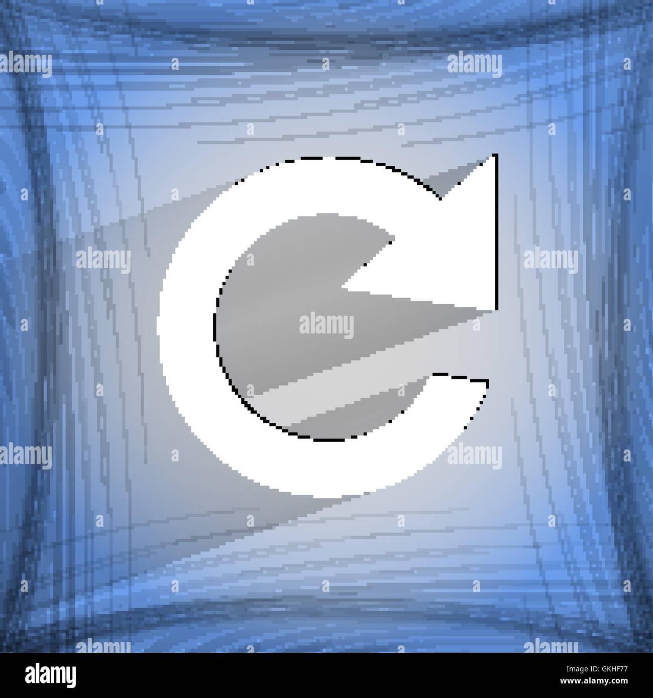 arrow Update. Flat modern web design on a flat geometric abstract background Stock Vector Image ...