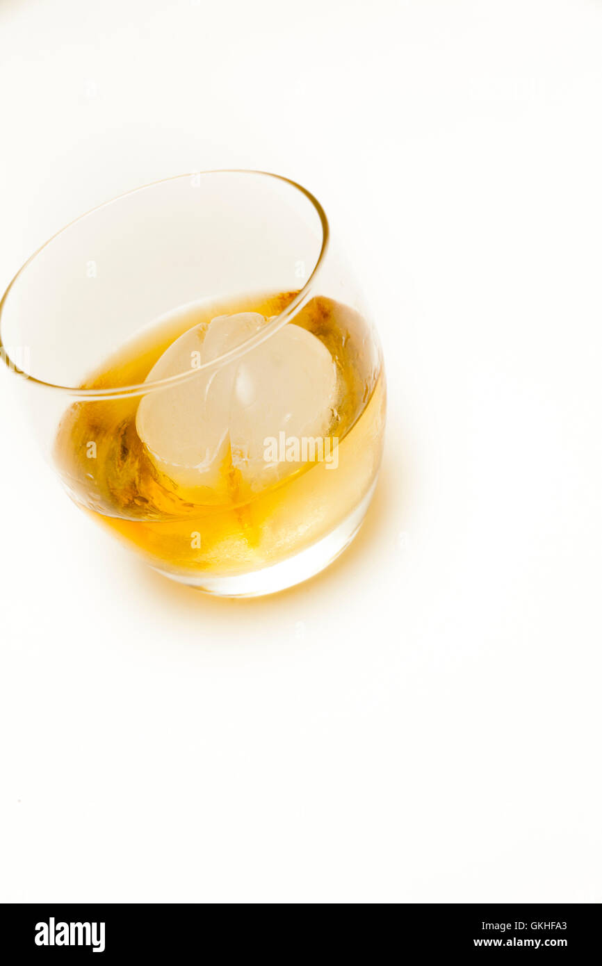 Scotch on the Rocks Stock Photo - Alamy