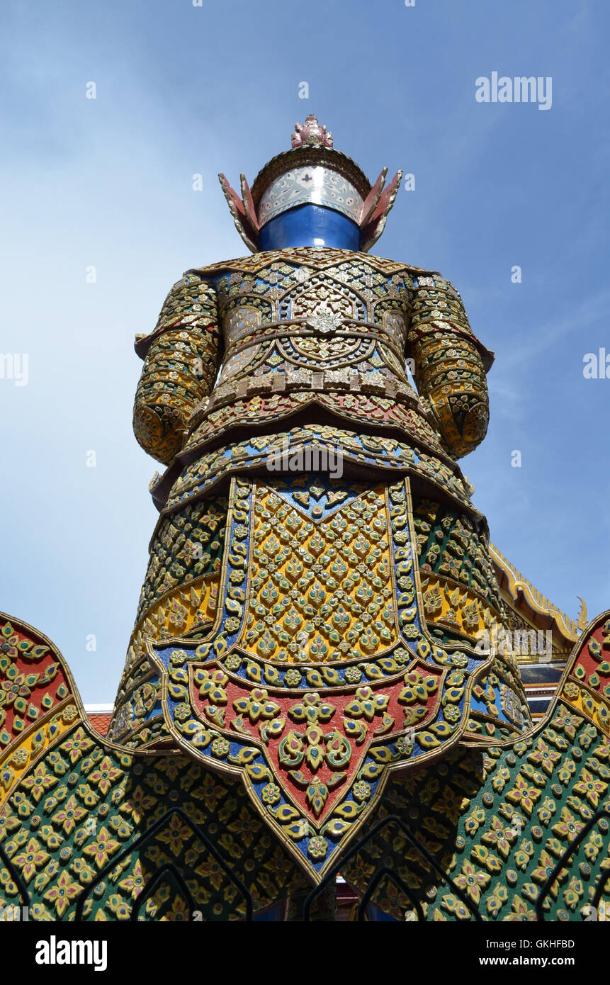 Behind of the Thai's giant Stock Photo - Alamy