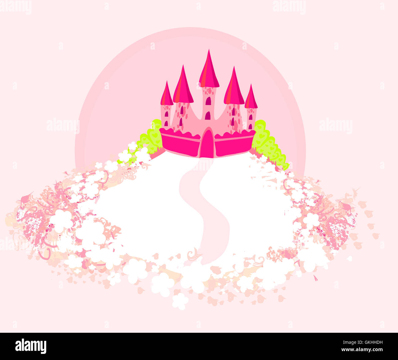 Magic Fairy Tale Princess Castle Stock Photo - Alamy