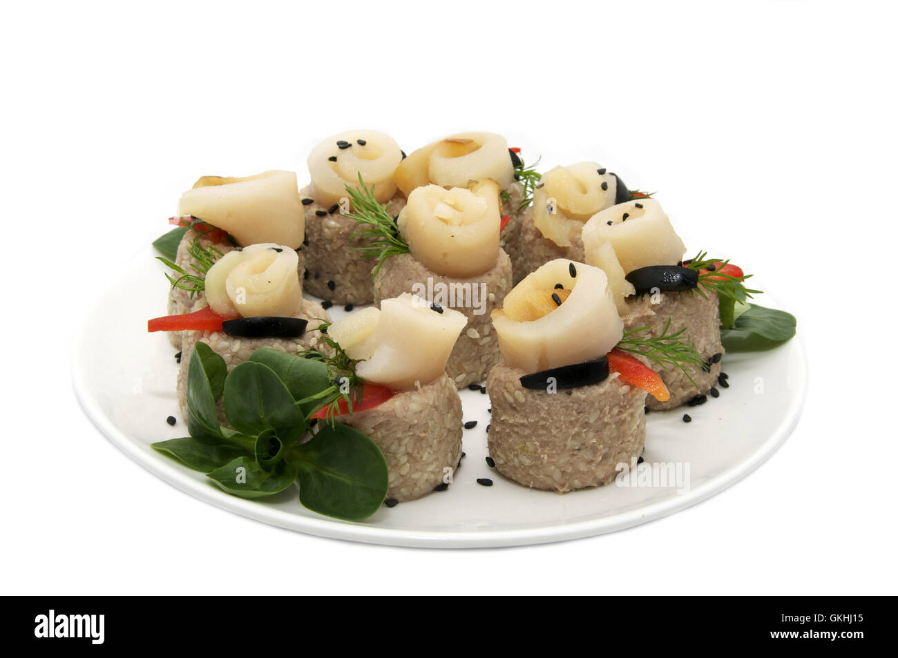 Fish paste sandwich Cut Out Stock Images & Pictures - Alamy