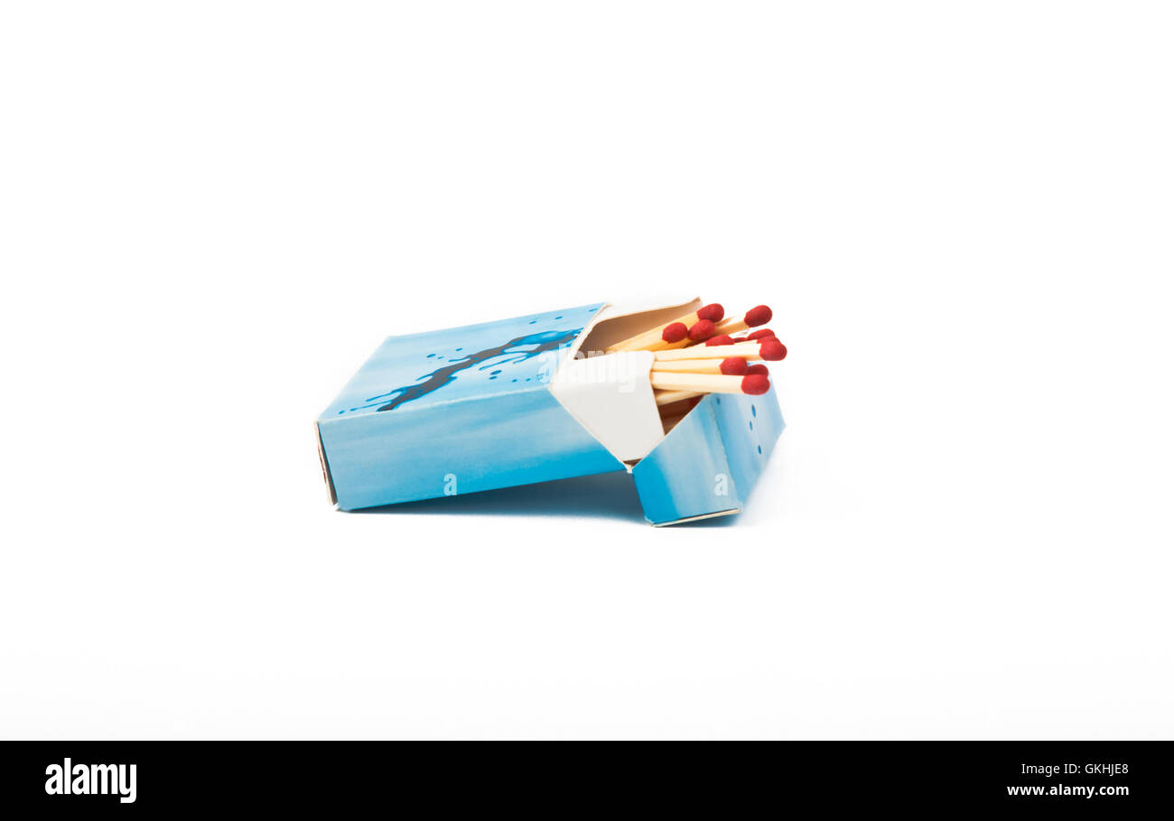 Paper matches box Cut Out Stock Images & Pictures - Alamy