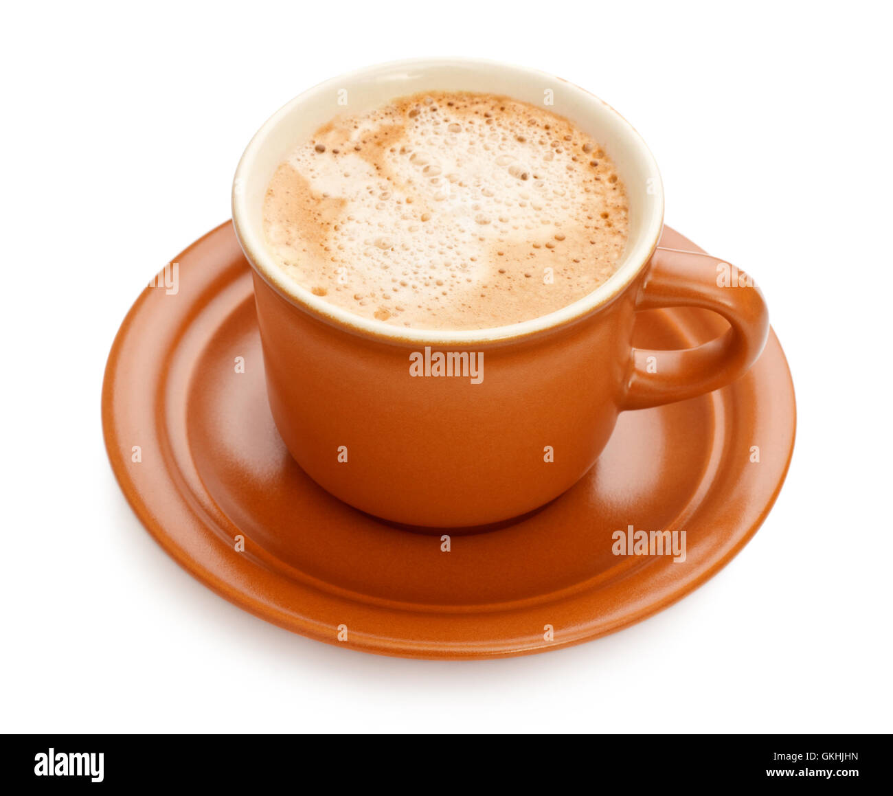 Full Coffee Cup Stock Photo - Alamy