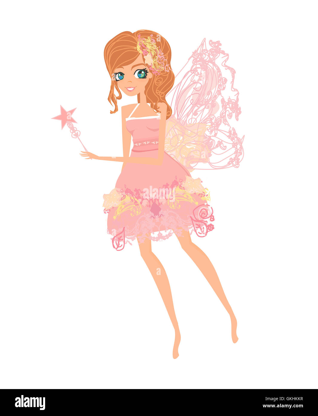 beautiful fairy vector graphic Stock Photo - Alamy