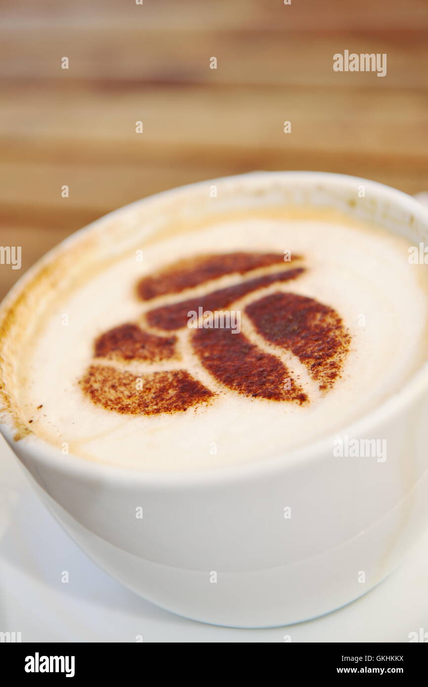 Coffee capuchino drink Stock Photo - Alamy