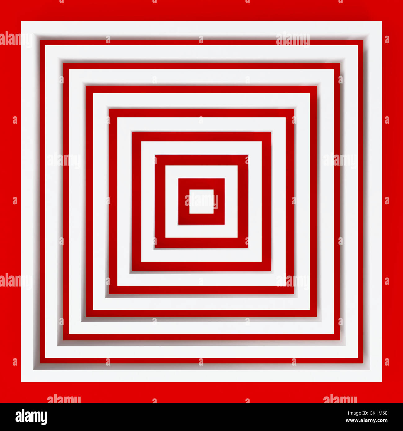 abstract red and white cubes Stock Photo - Alamy