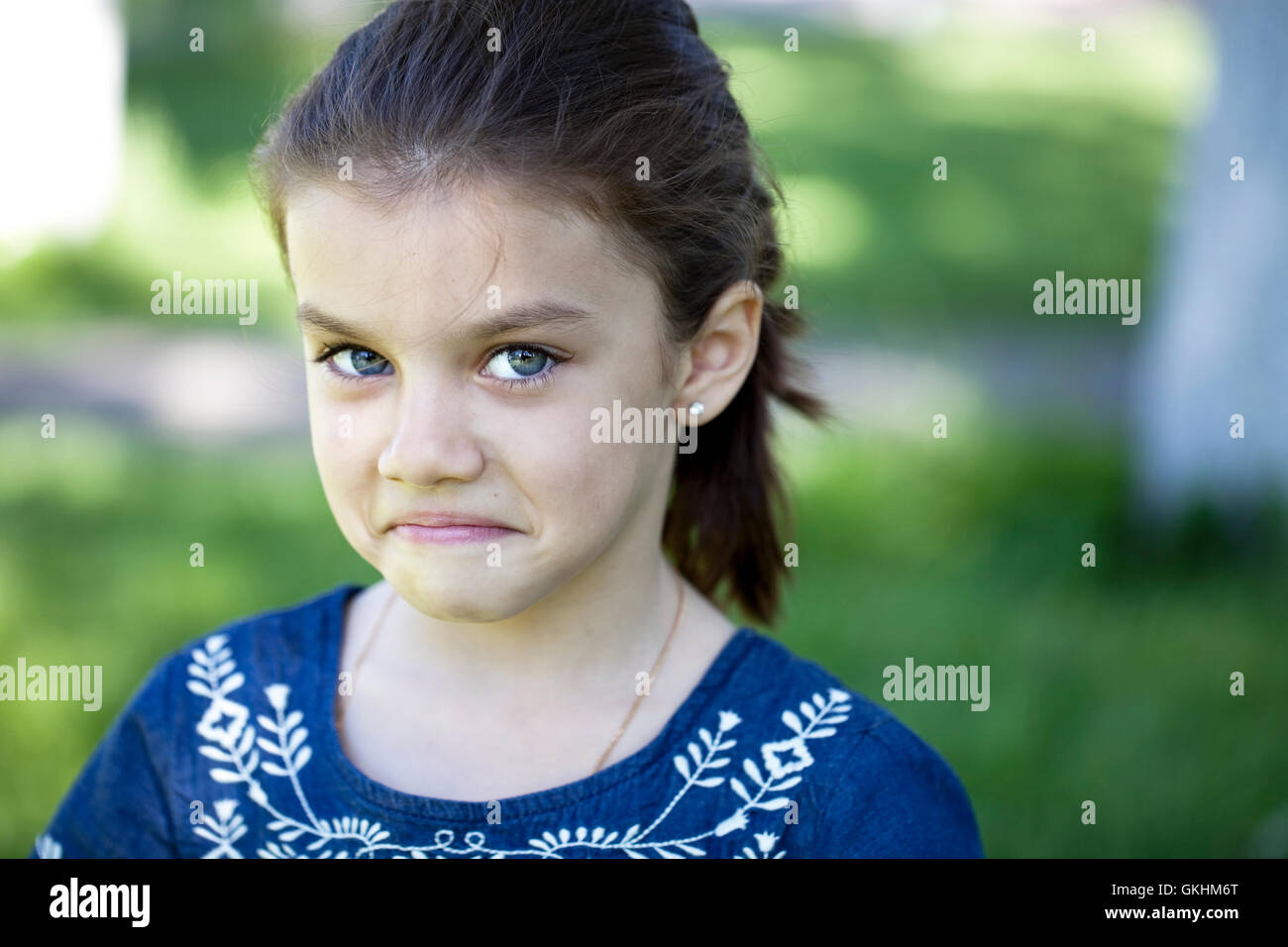 Portrait of beautiful little girl, close up Stock Photo - Alamy