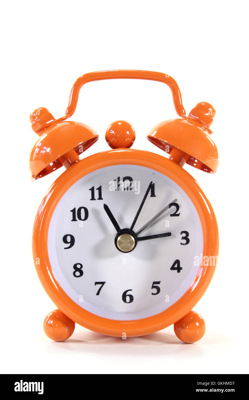 Clock time wake alarm Cut Out Stock Images & Pictures - Alamy