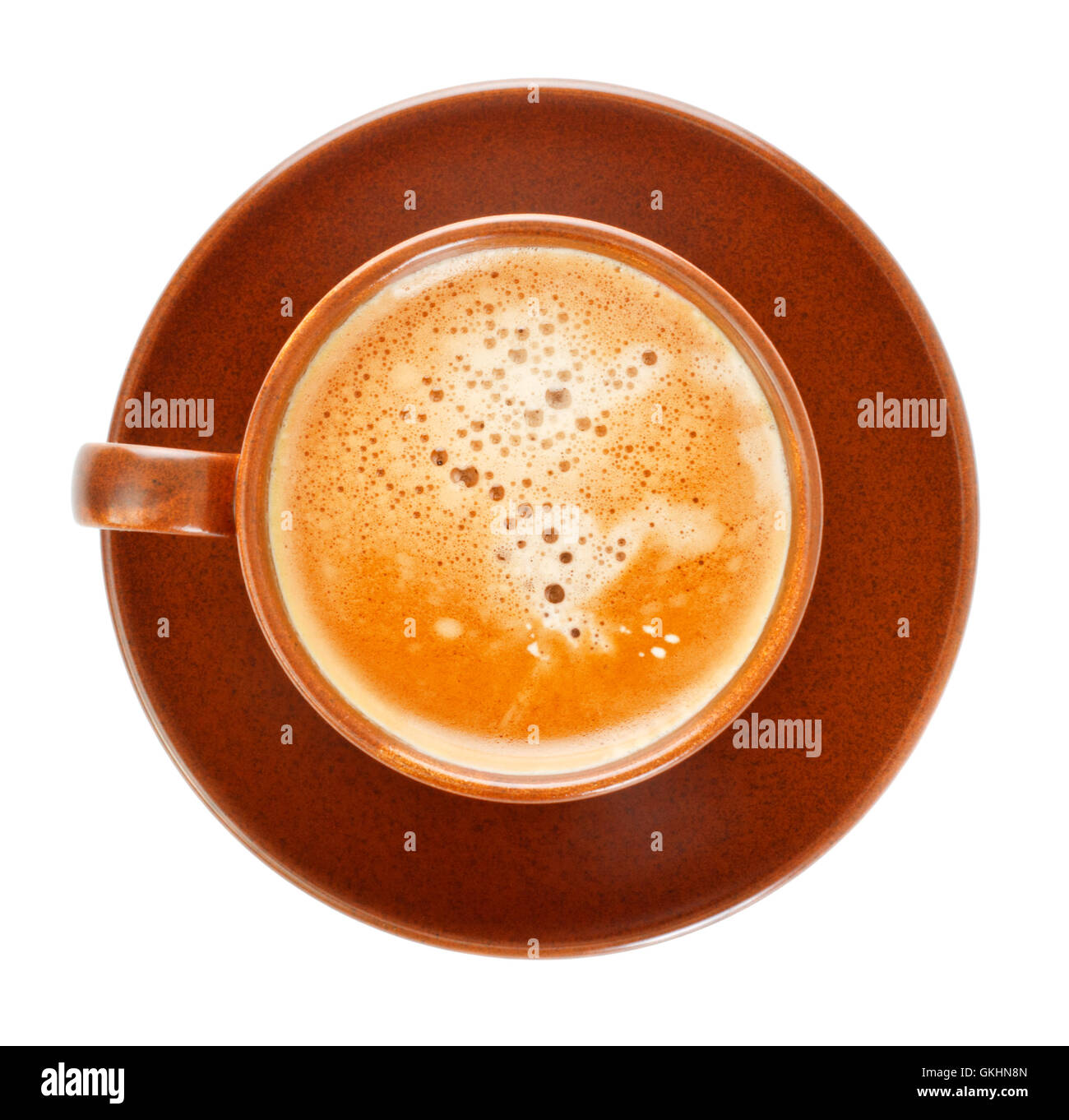 Full Coffee Cup Stock Photo - Alamy