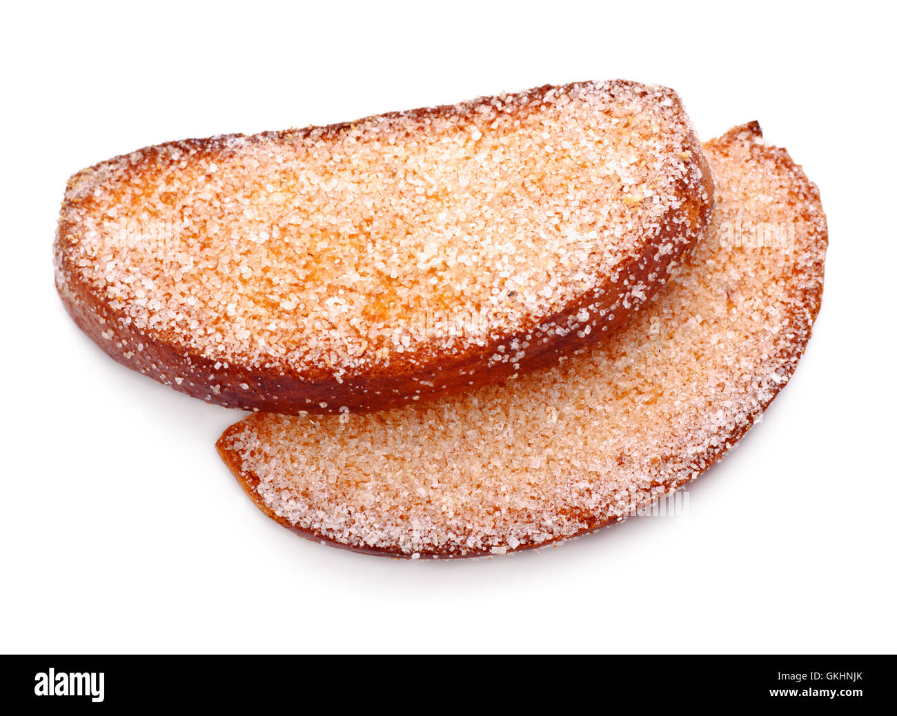 Rusk in Sugar Side Stock Photo - Alamy