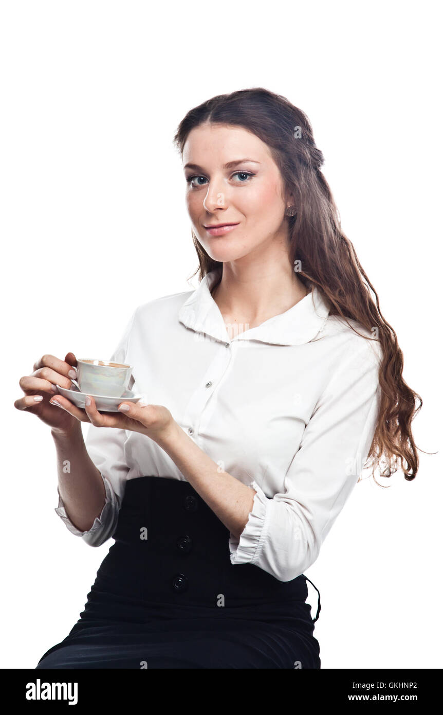 A cup of coffee in the morning Stock Photo - Alamy