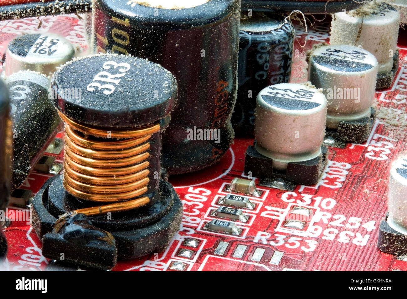 Blown capacitor hi-res stock photography and images - Alamy
