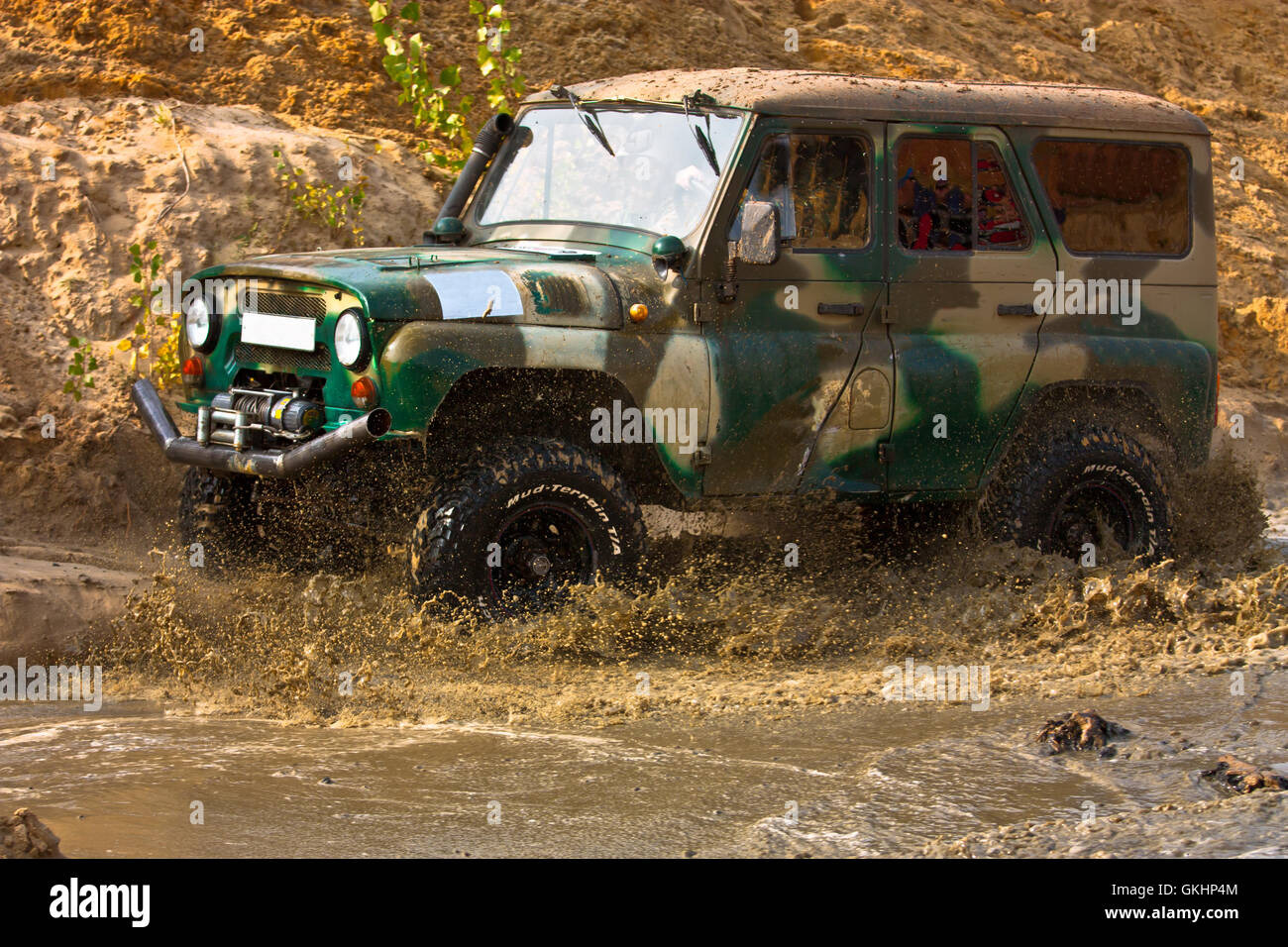Off roading thrill Stock Photo - Alamy