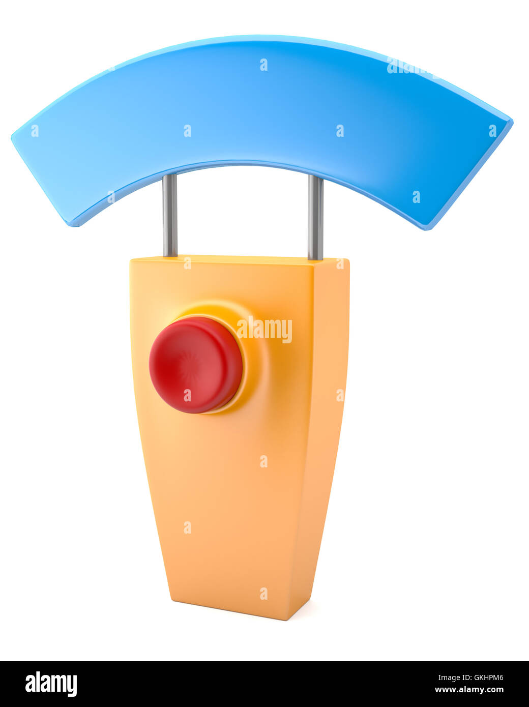 Safety push button Cut Out Stock Images & Pictures - Alamy