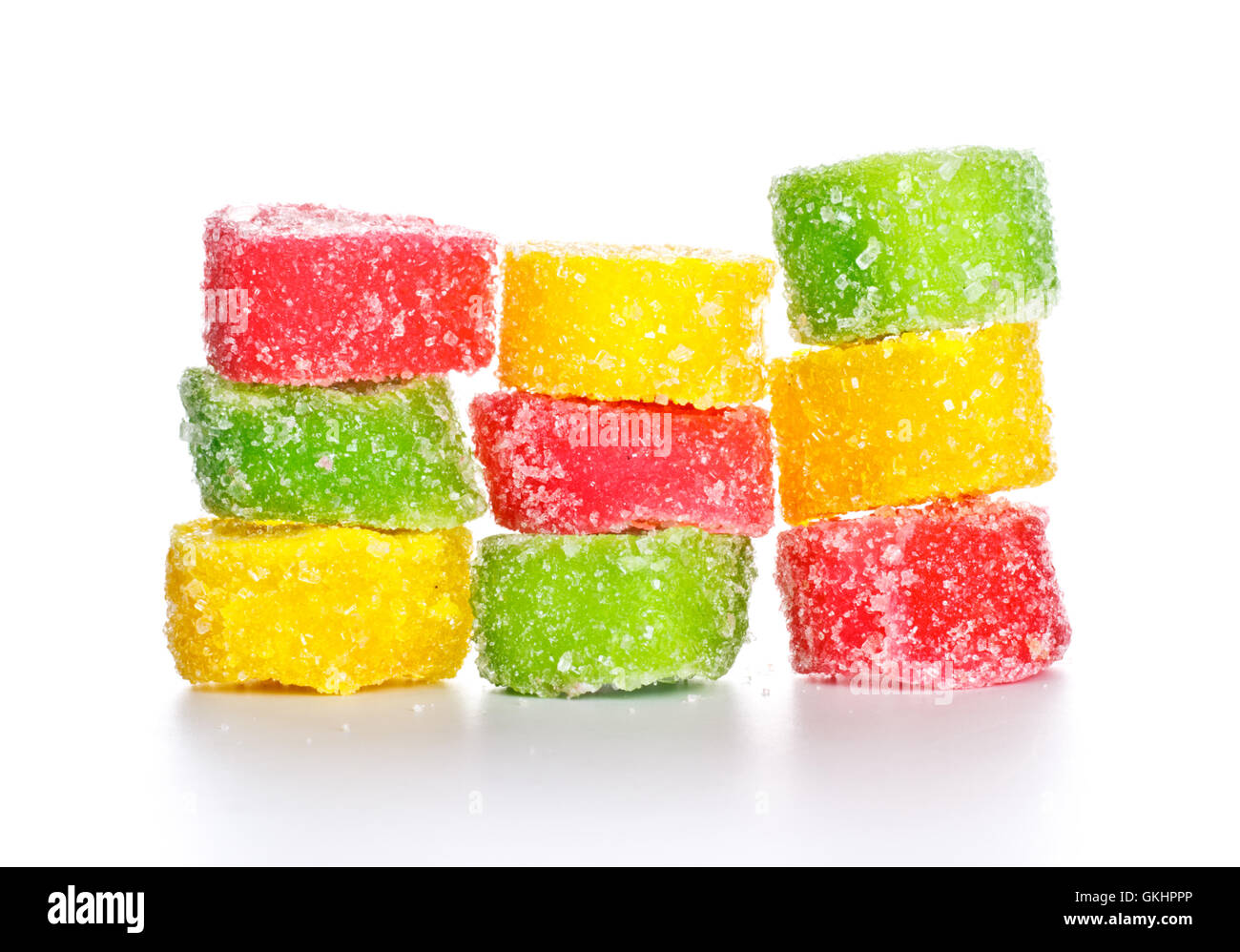 Spiral Gelatin Sweets Stock Photo - Alamy