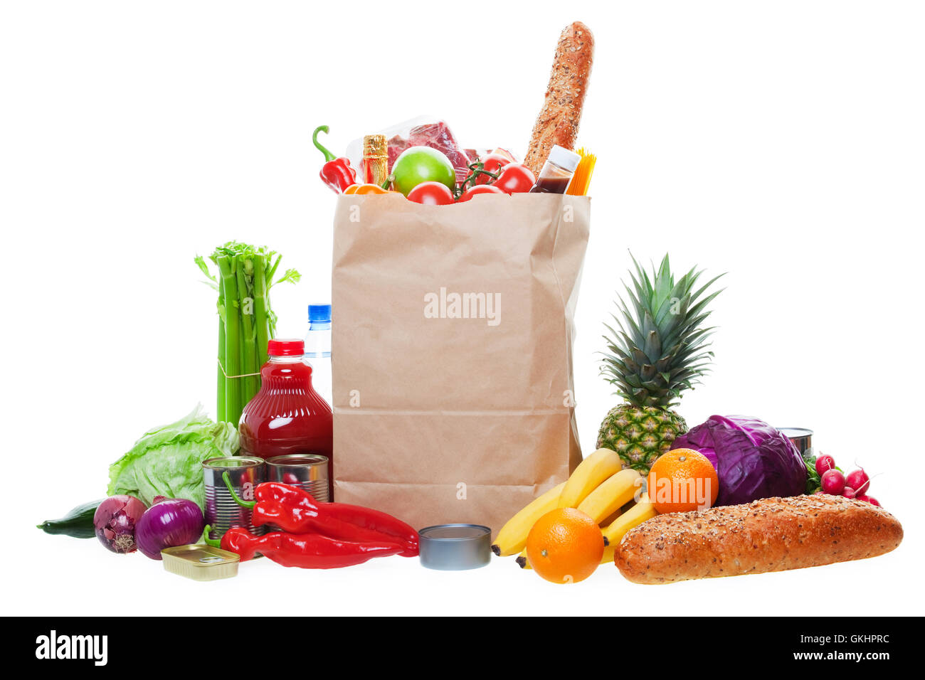 Lots of Groceries Stock Photo - Alamy