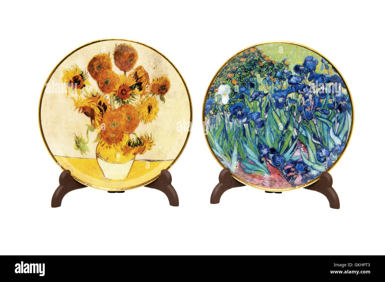 two decorative plates Stock Photo - Alamy