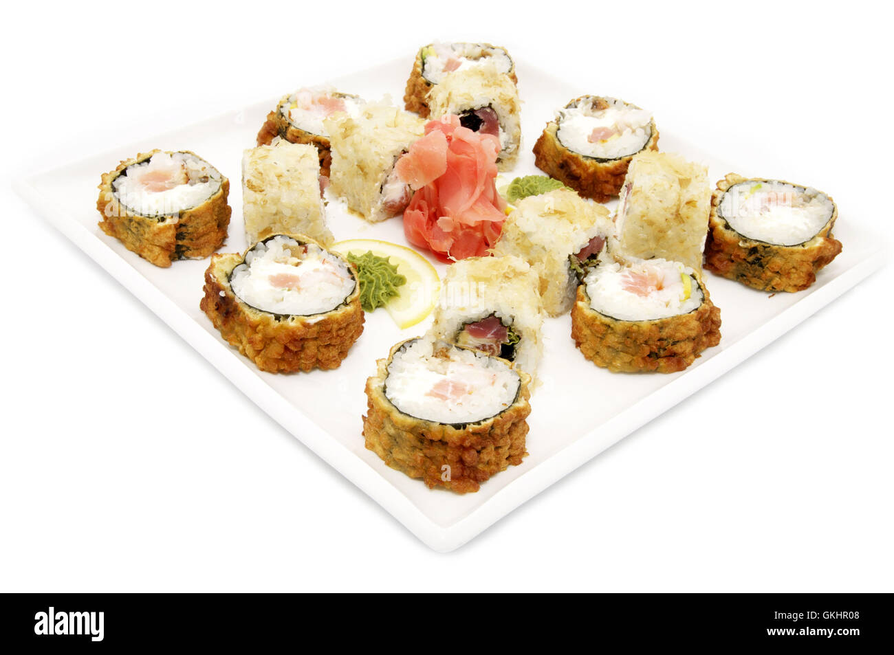 Red caviar roll Cut Out Stock Images & Pictures - Alamy