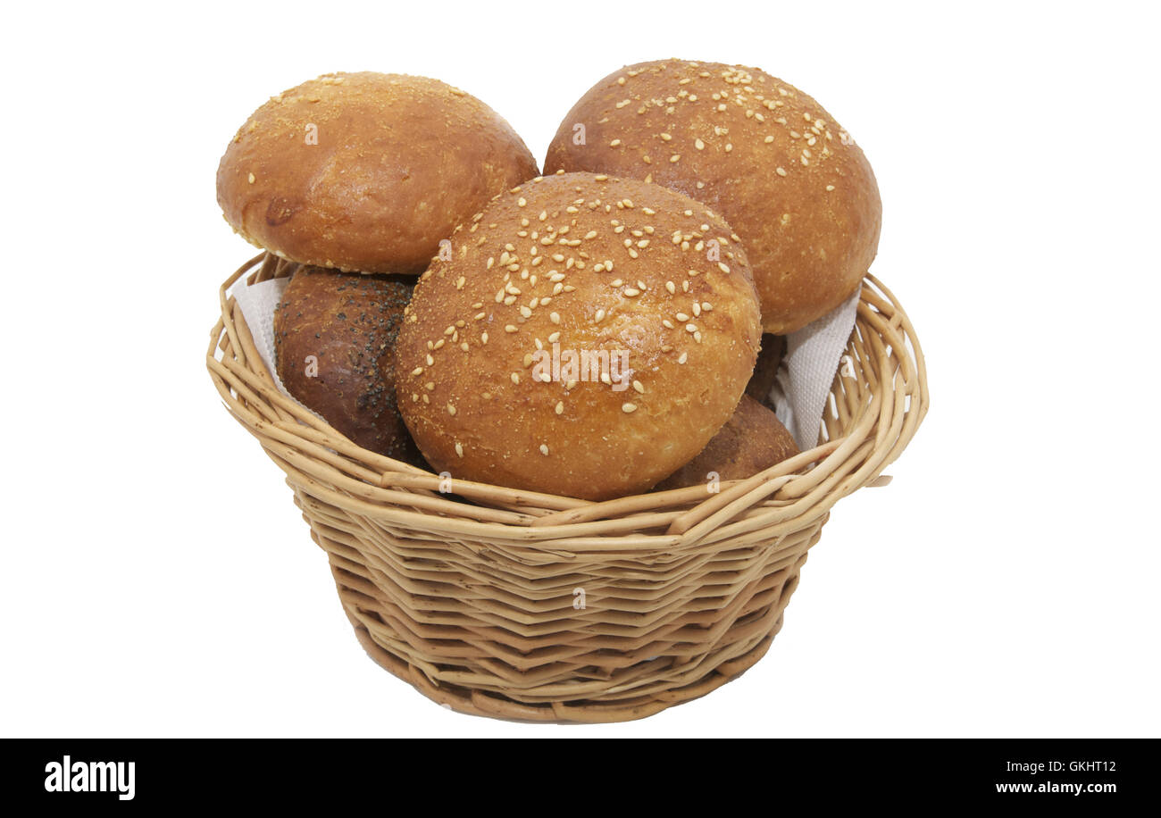 buns with sesame seeds Stock Photo - Alamy