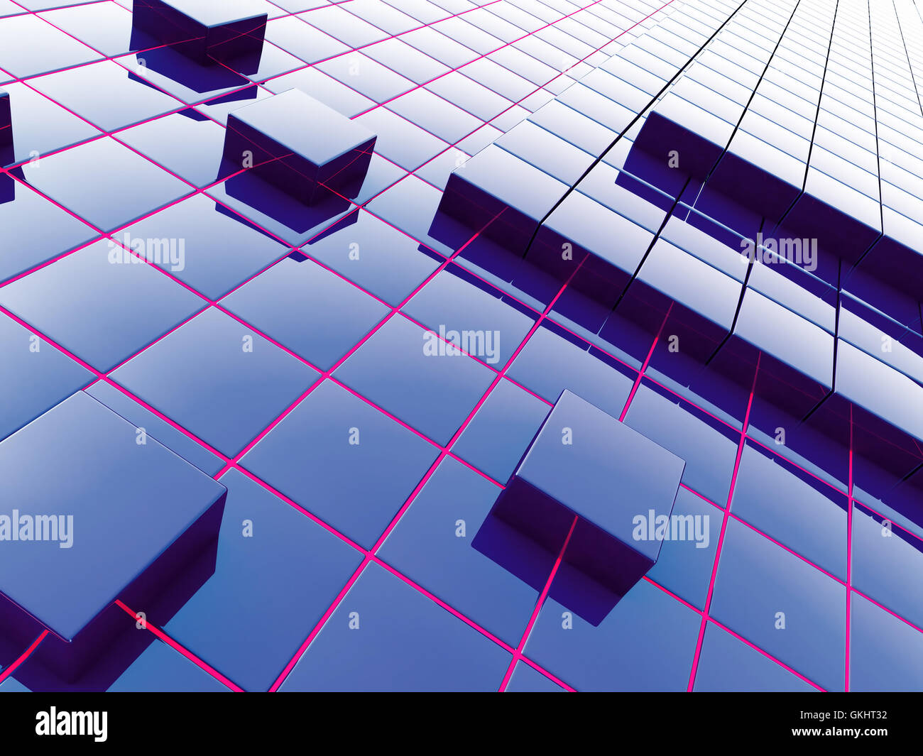 Abstract background from a modern construction material of dark blue ...