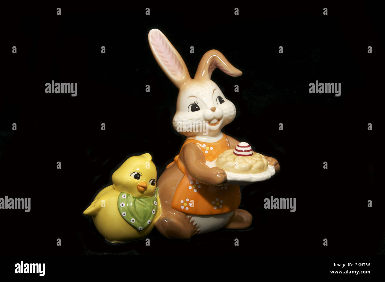 Ceramic Easter Bunny Stock Photo - Alamy
