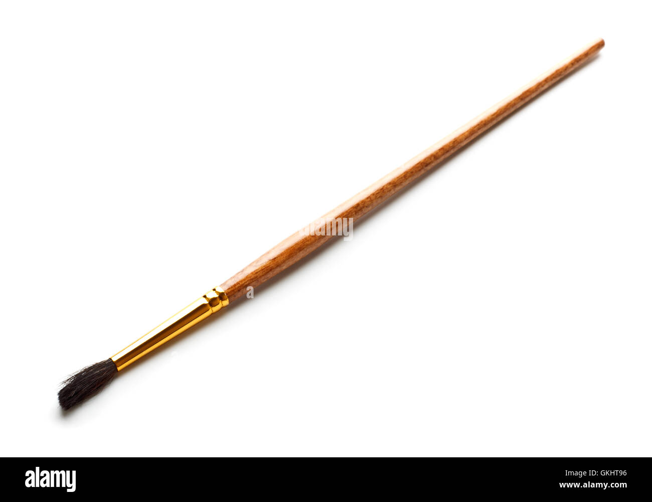 Brush and brown yellow Cut Out Stock Images & Pictures - Alamy