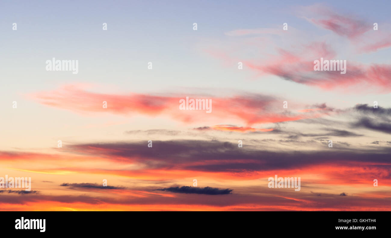 Burning sky background Stock Photo - Alamy