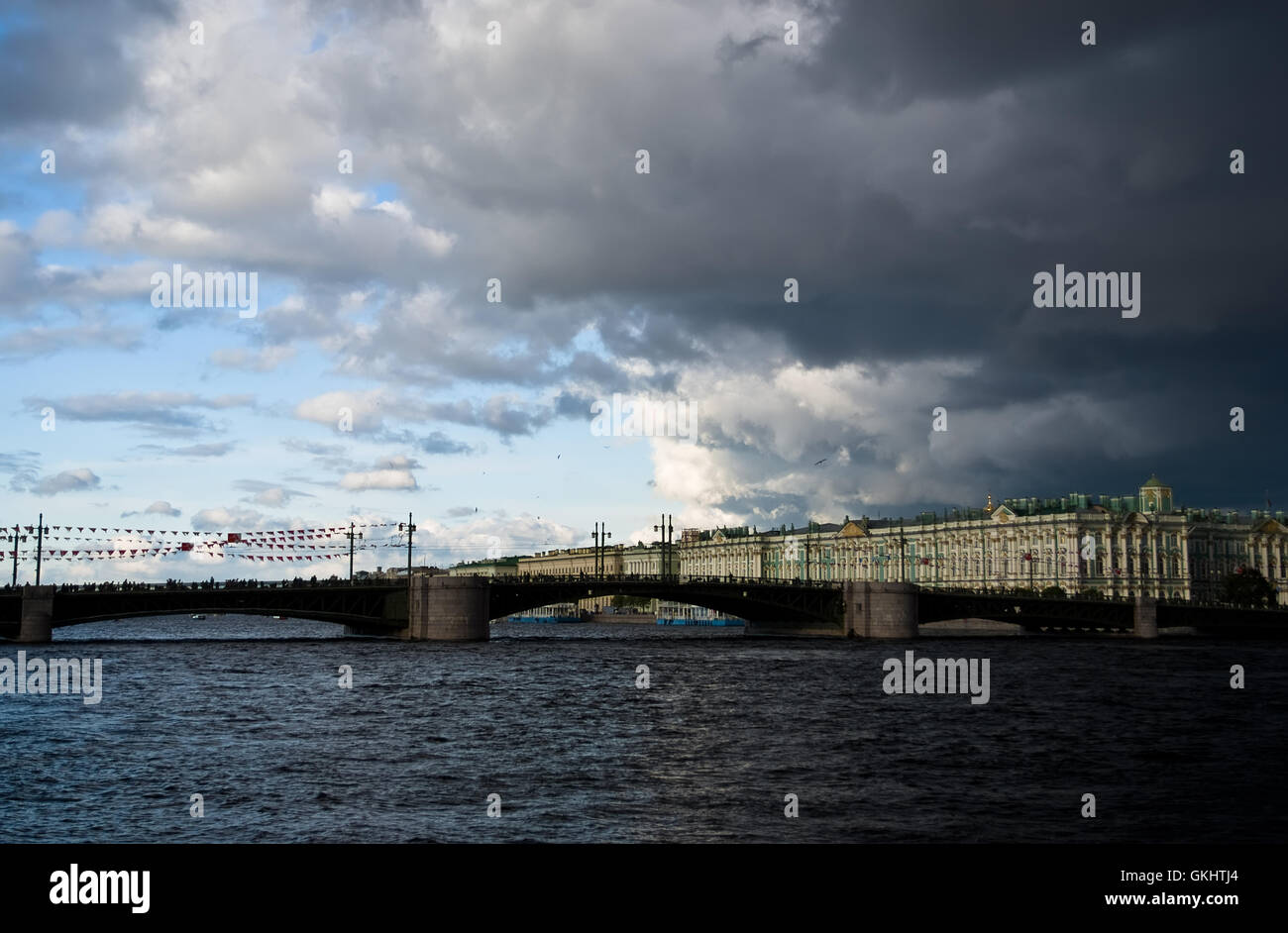 Bridge over neva river in hi-res stock photography and images - Alamy