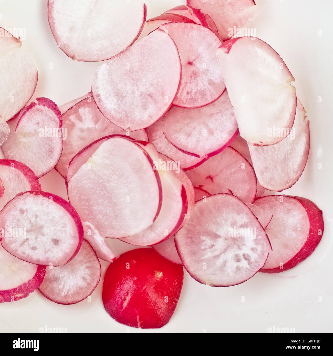 White radish slices hi-res stock photography and images - Alamy