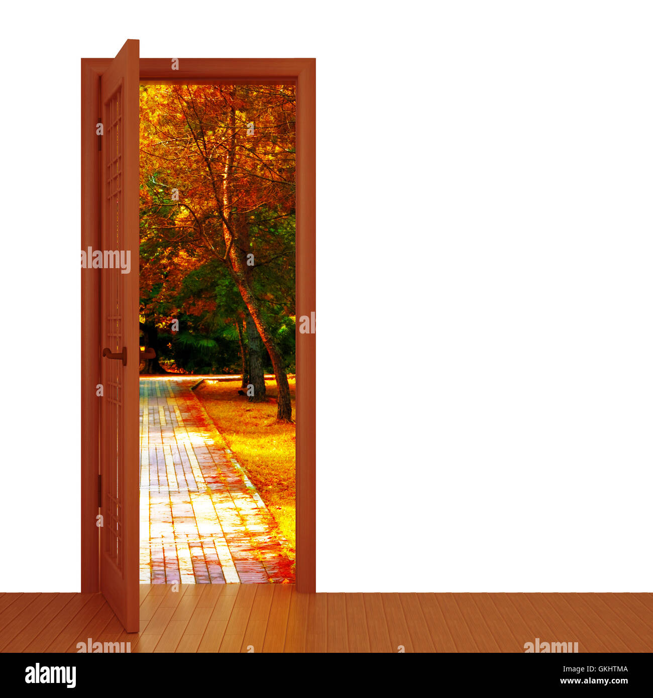 Unclosed Door High Resolution Stock Photography and Images - Alamy