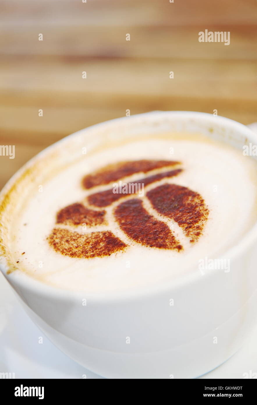 Coffee capuchino drink Stock Photo - Alamy