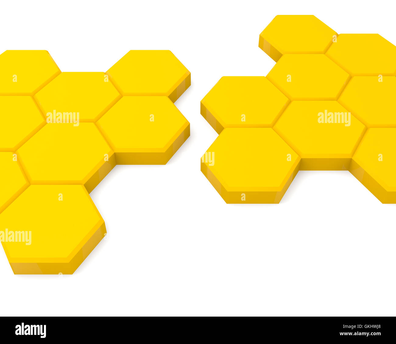 Yellow abstract cells Stock Photo - Alamy