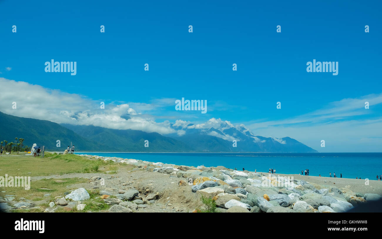 Different views of beaches in Hualien and Yilan, Taiwan Stock Photo - Alamy